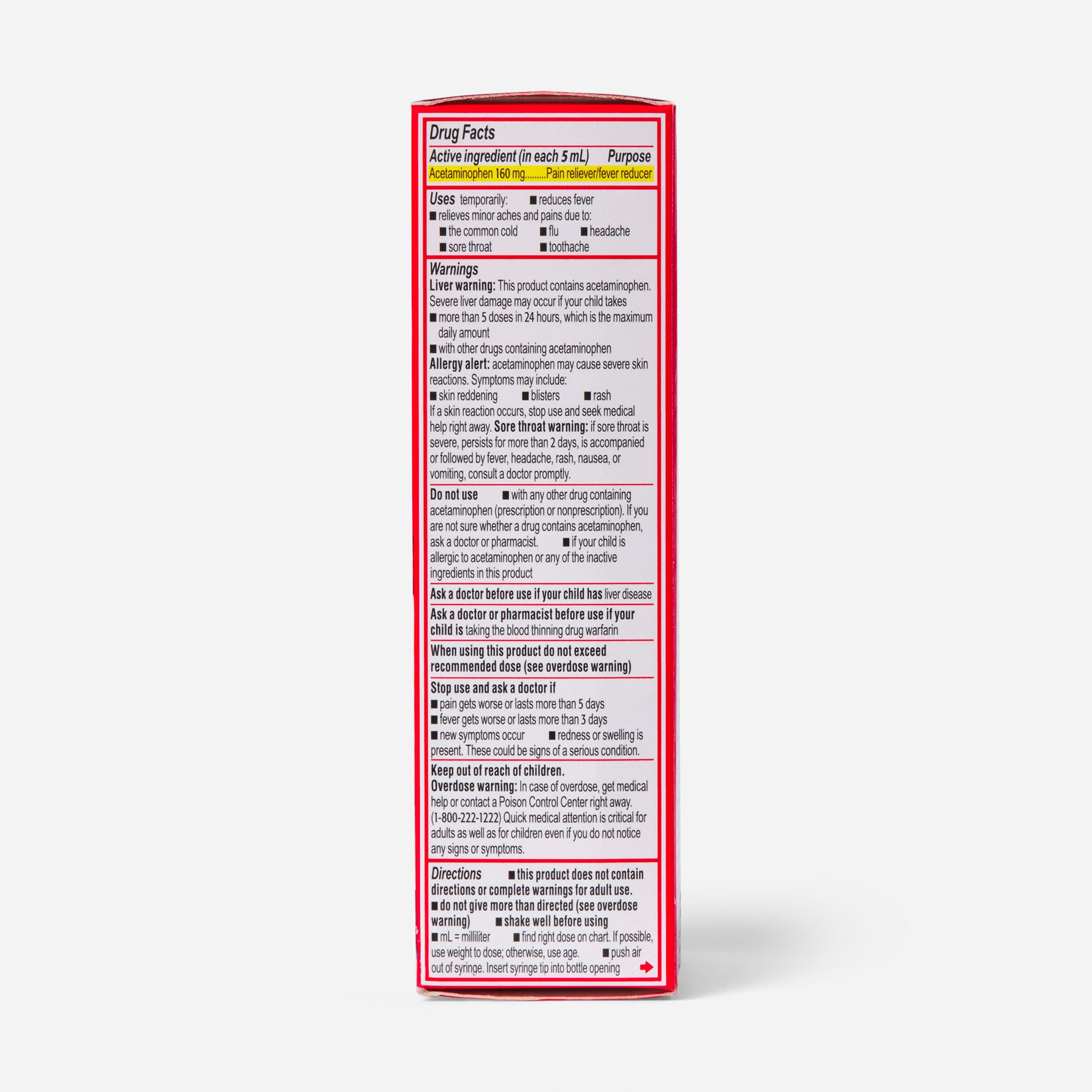 Tylenol Pain Reliever and Fever Reducer, Infant, Simple Measure, Grape ...