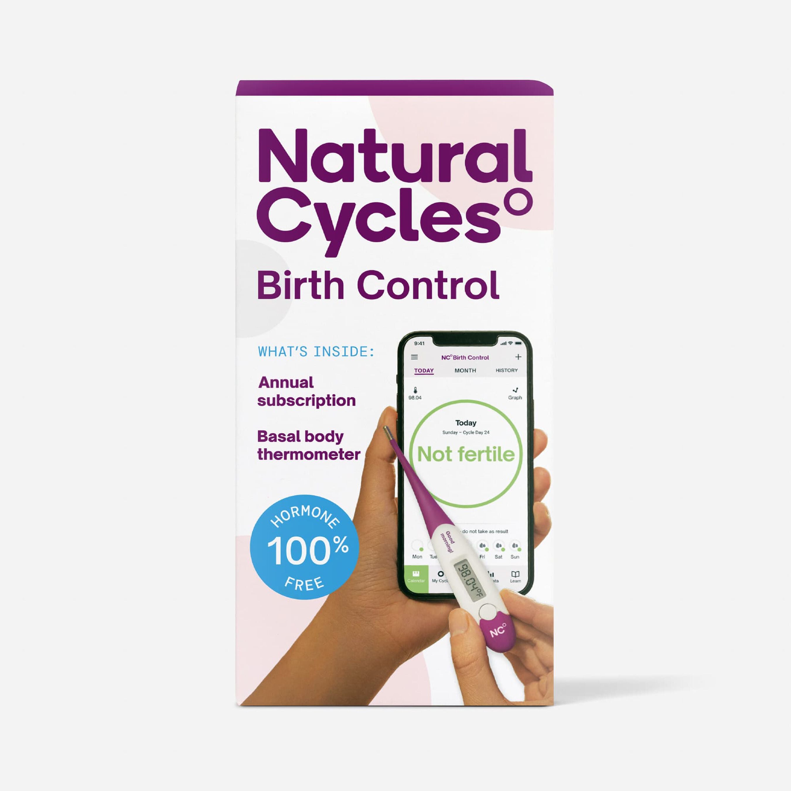 FSA Eligible Natural Cycles 12 Month Birth Control with Basal Body ...