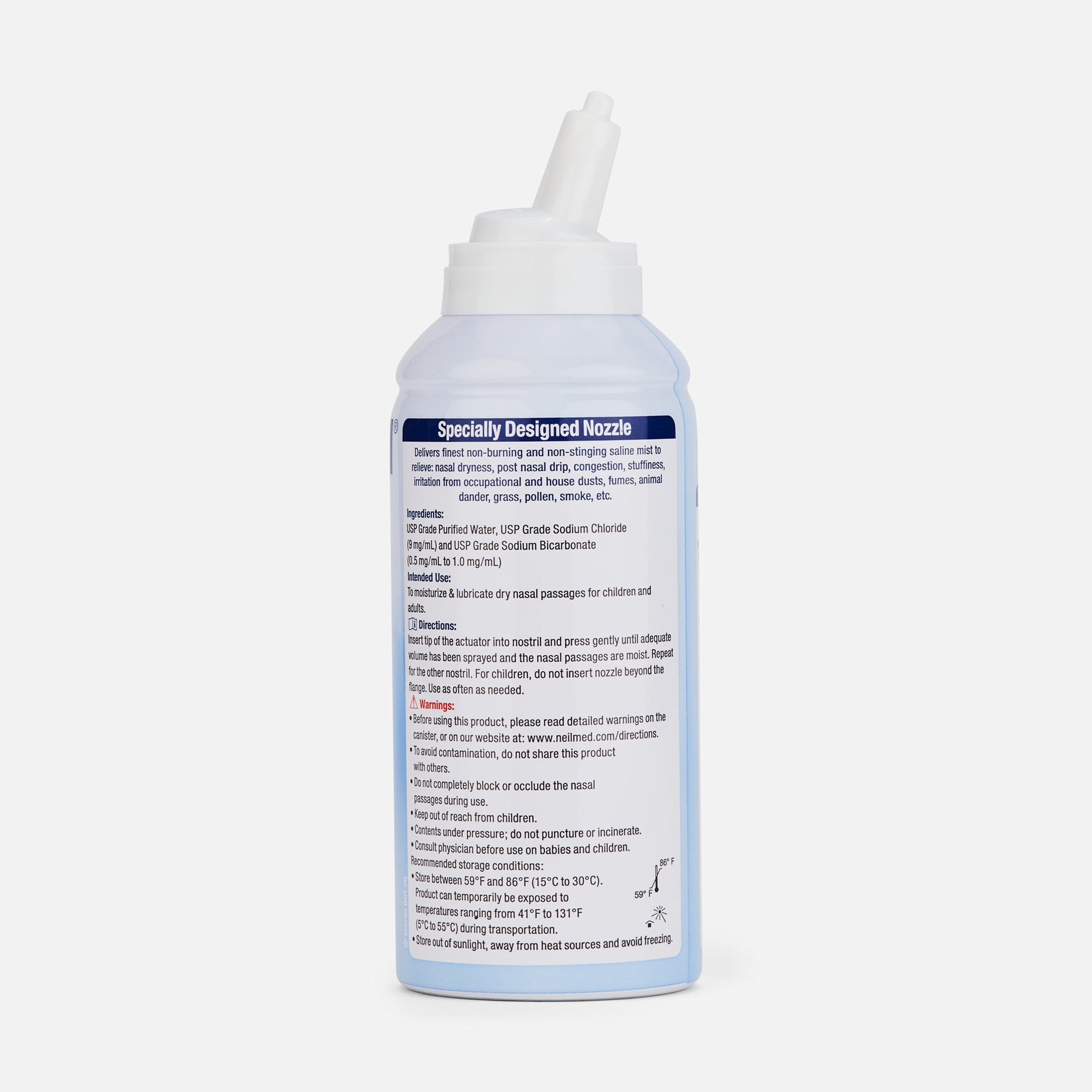 FSA Eligible NeilMed NasaMist Hypertonic Saline Spray, 4.2 oz. | FSA Store