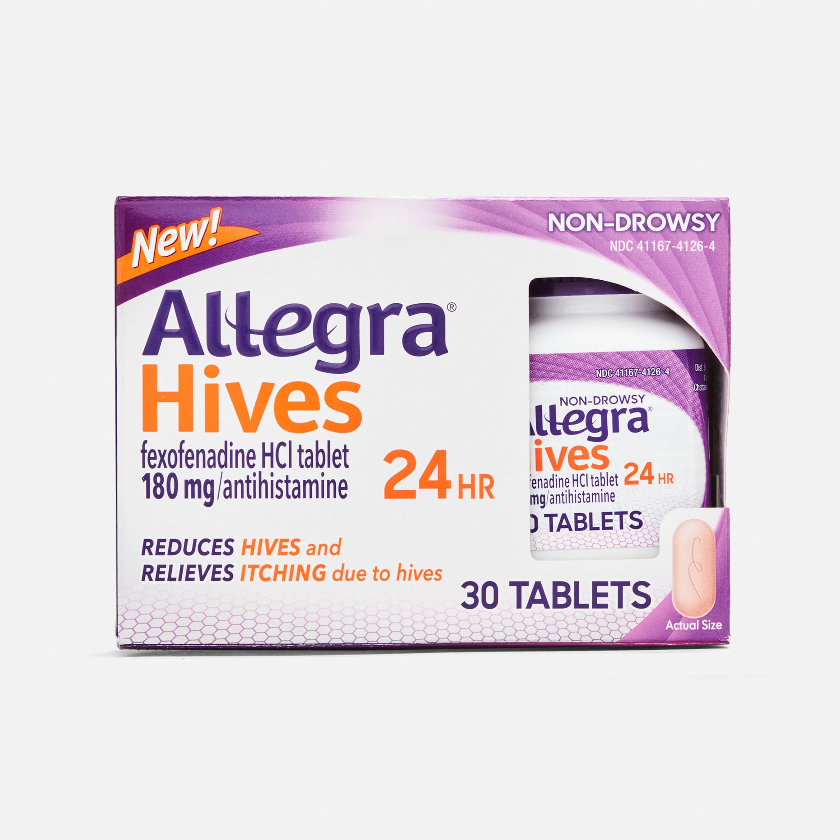 FSA Eligible Allegra Hives 24 Hour, Non-Drowsy Tablets, 30 ct. | FSA Store