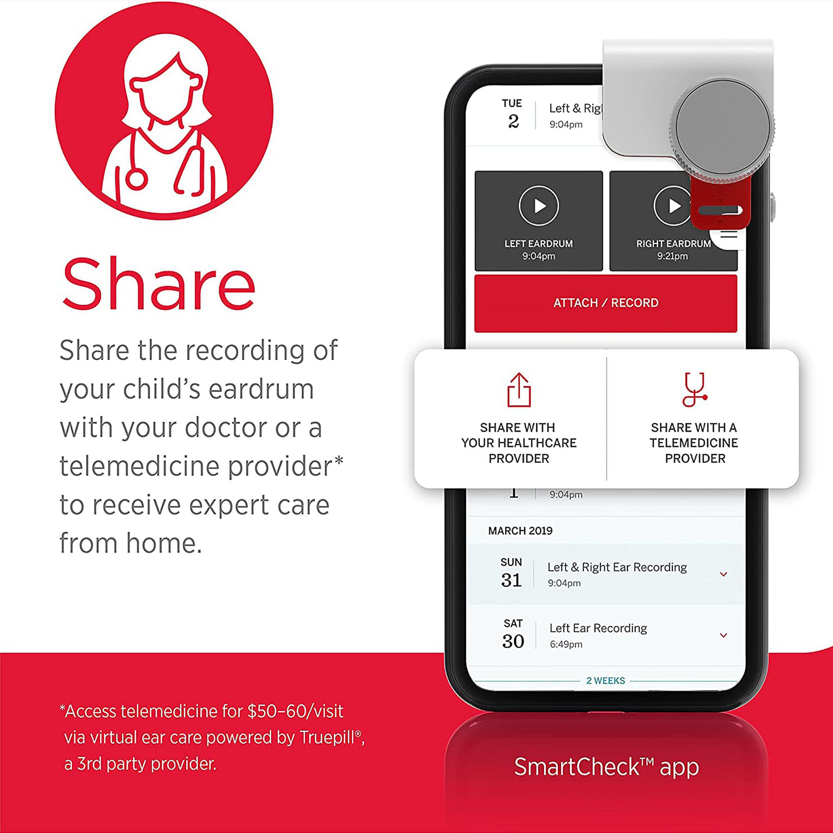 FSA Eligible Tylenol SmartCheck Digital Ear Scope | FSA Store