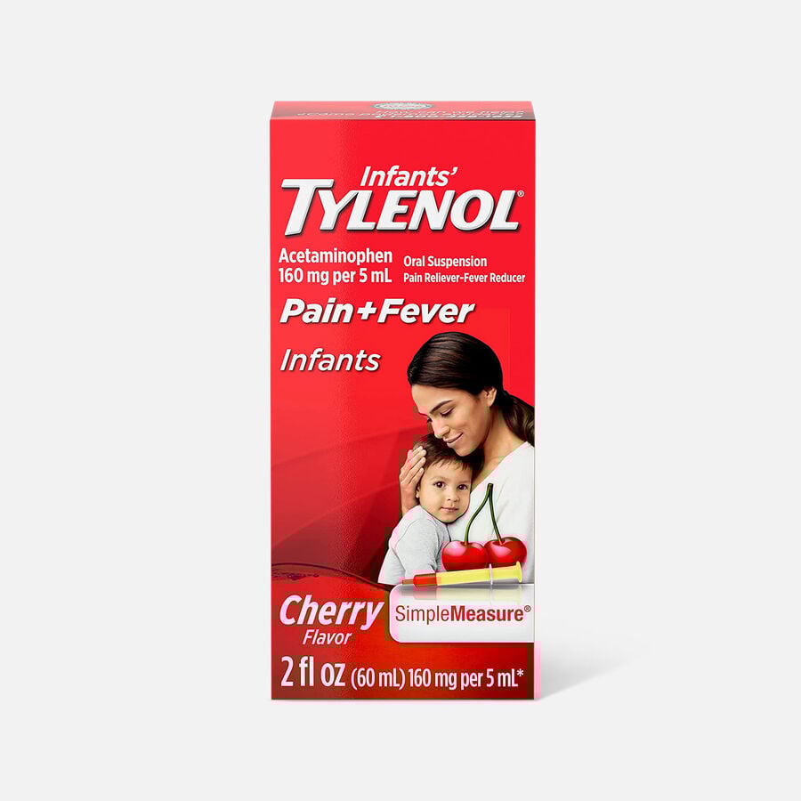 Infants' Tylenol Acetaminophen Liquid Medicine, Cherry, 2 fl. oz.