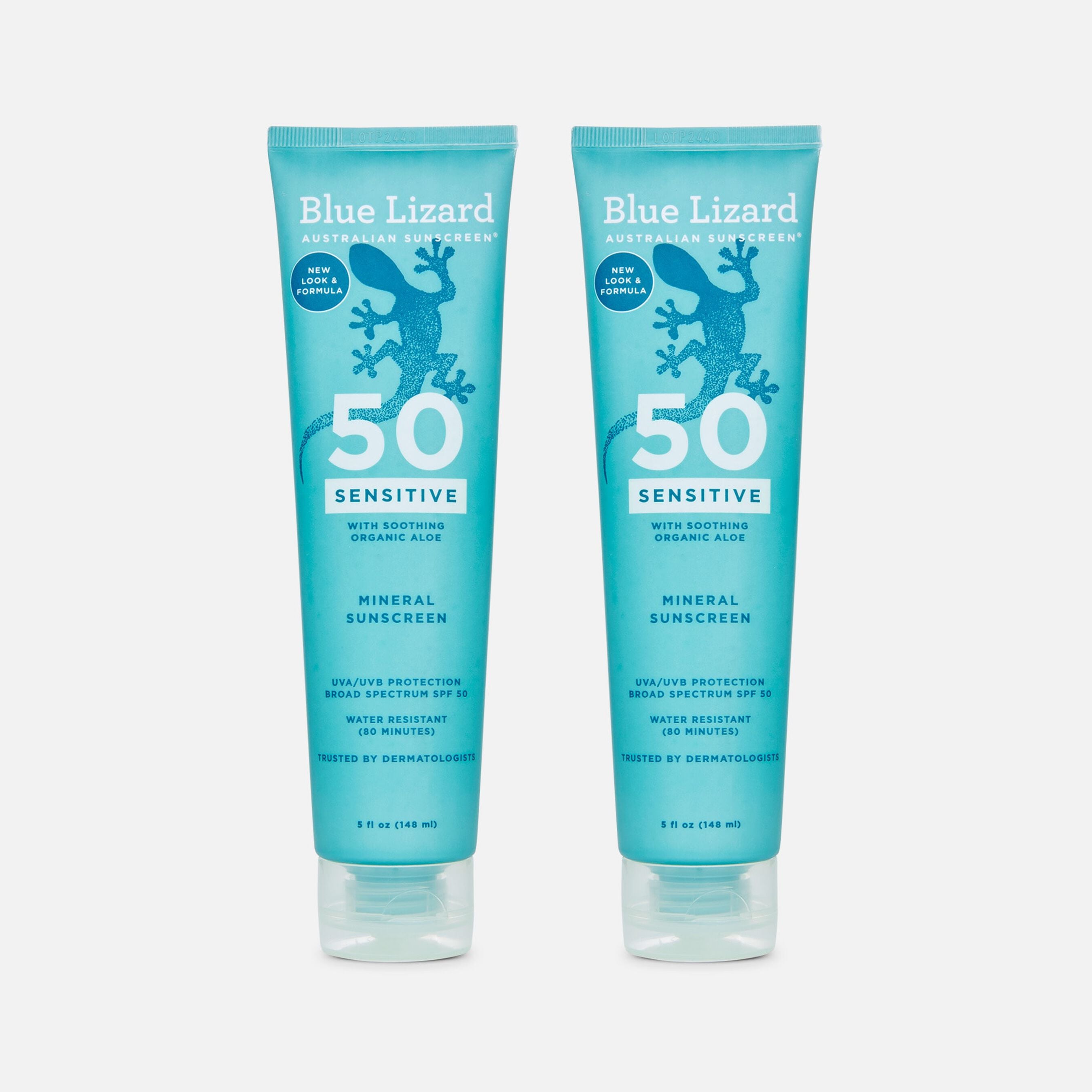 FSA Eligible Blue Lizard Sensitive Sunscreen SPF 50 Lotion, 5 oz. tube ...