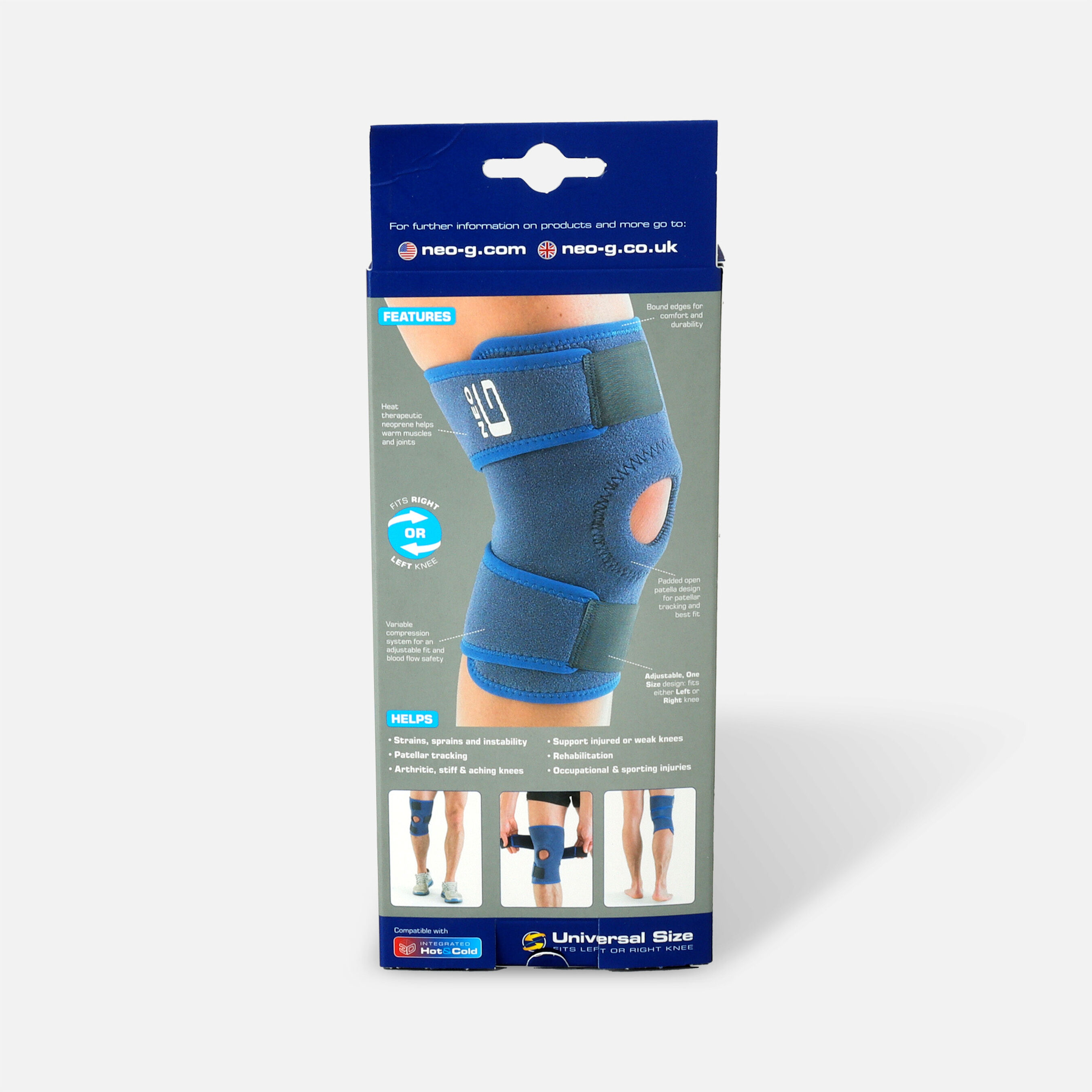 Neo G Open Knee Support, One Size