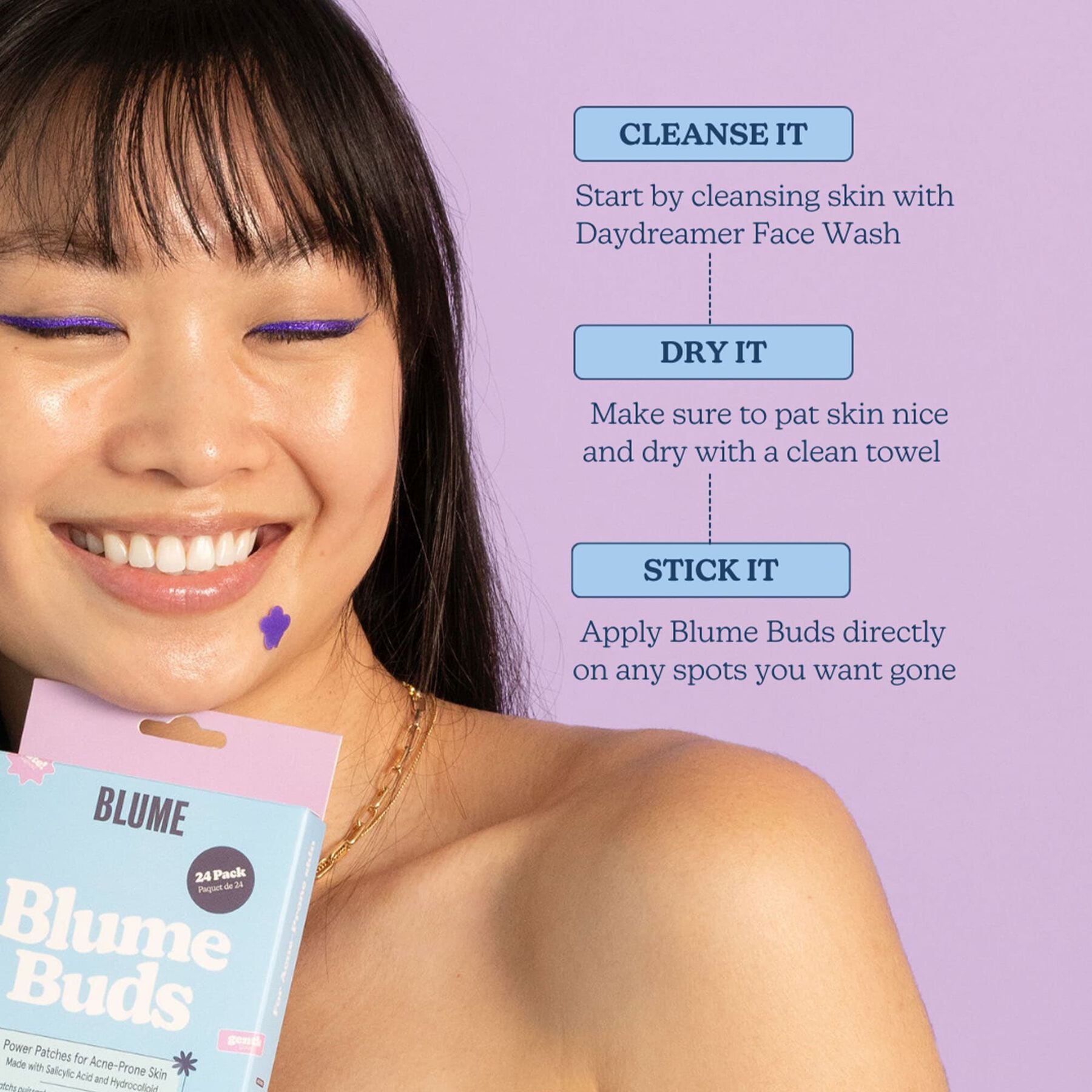 FSA Eligible Blume Buds Power Patches for Acne Prone Skin, 24 ct. | FSA ...