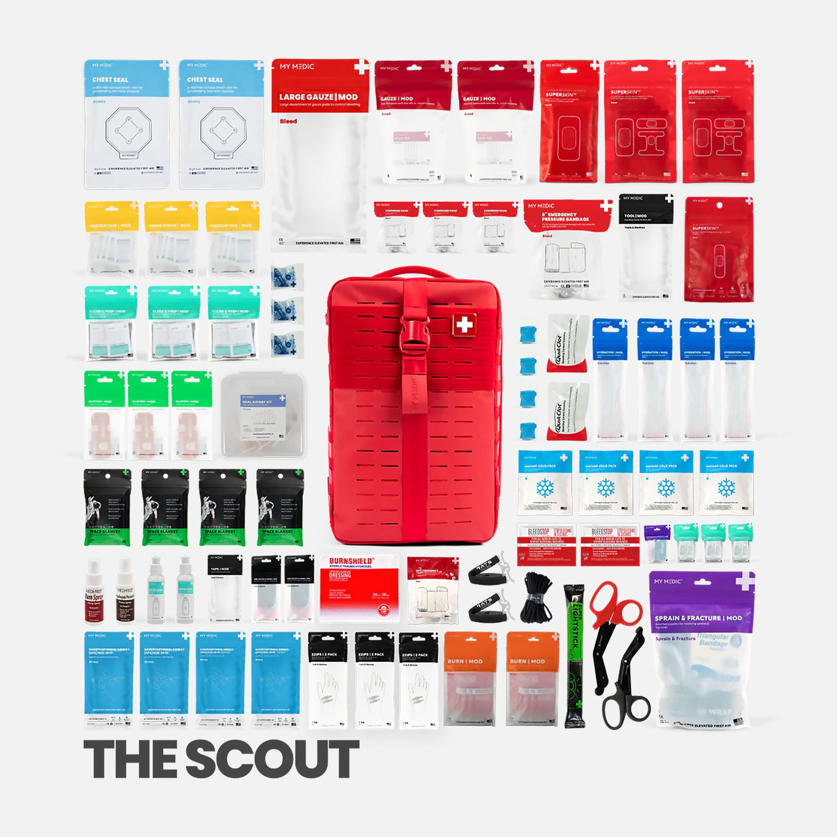 FSA Eligible My Medic® Scout Portable Medical Kit, Red | FSA Store