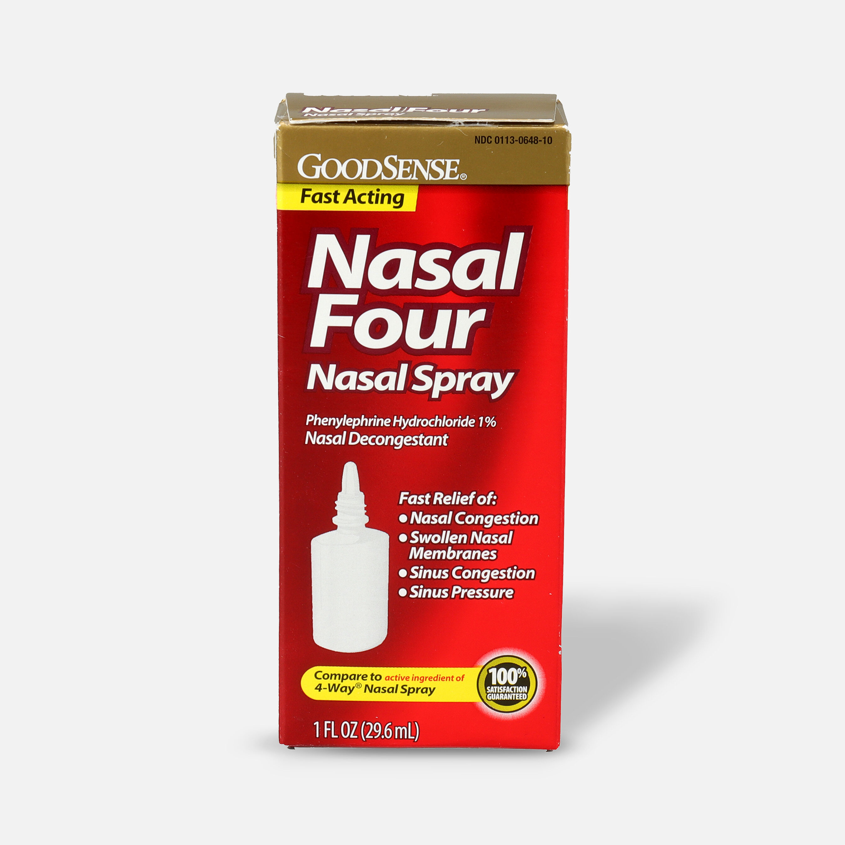 FSA Eligible GoodSense® Nasal Four Nasal Spray, 1 fl oz. | FSA Store