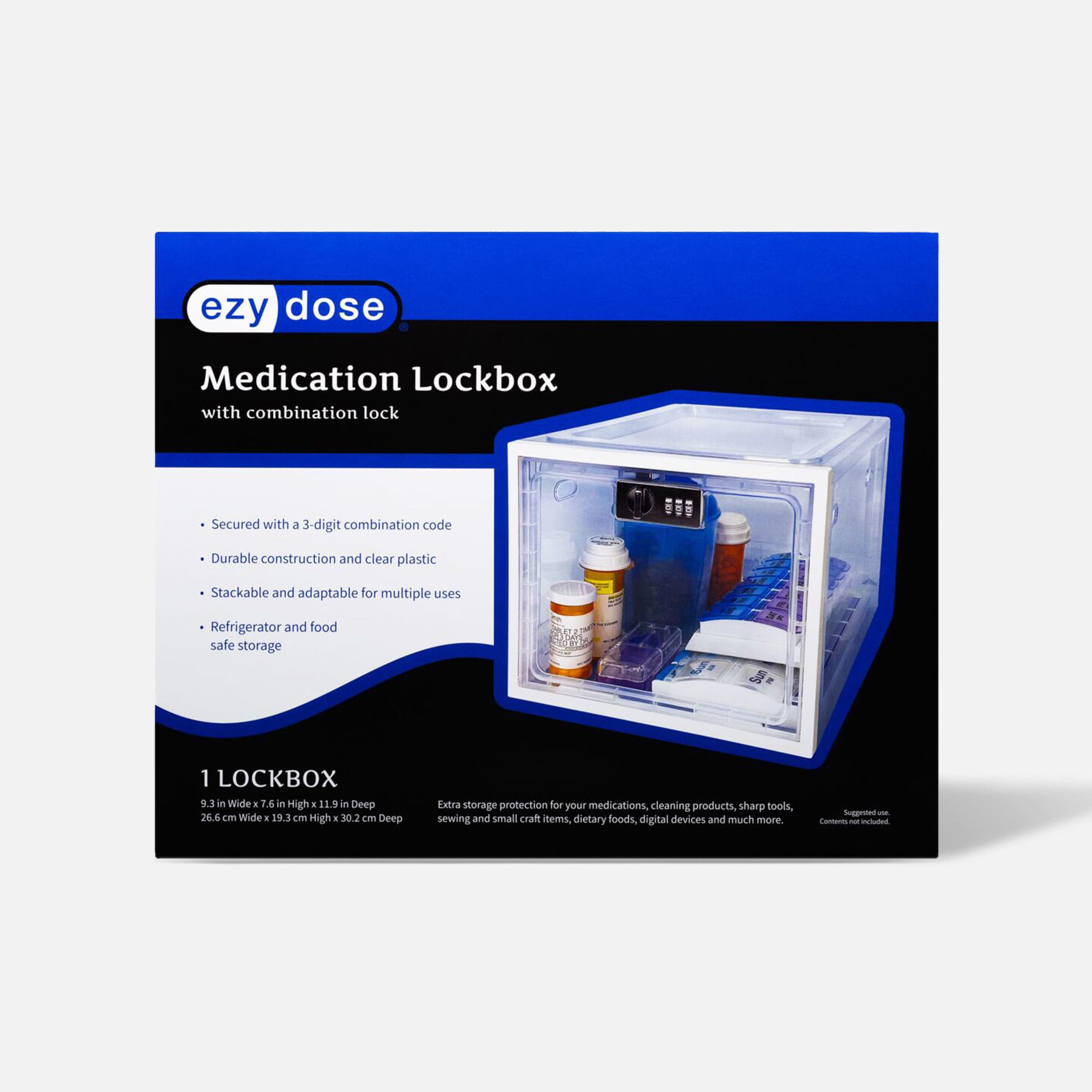 FSA Eligible EZY Dose Medication Security Storage Lockbox | FSA Store