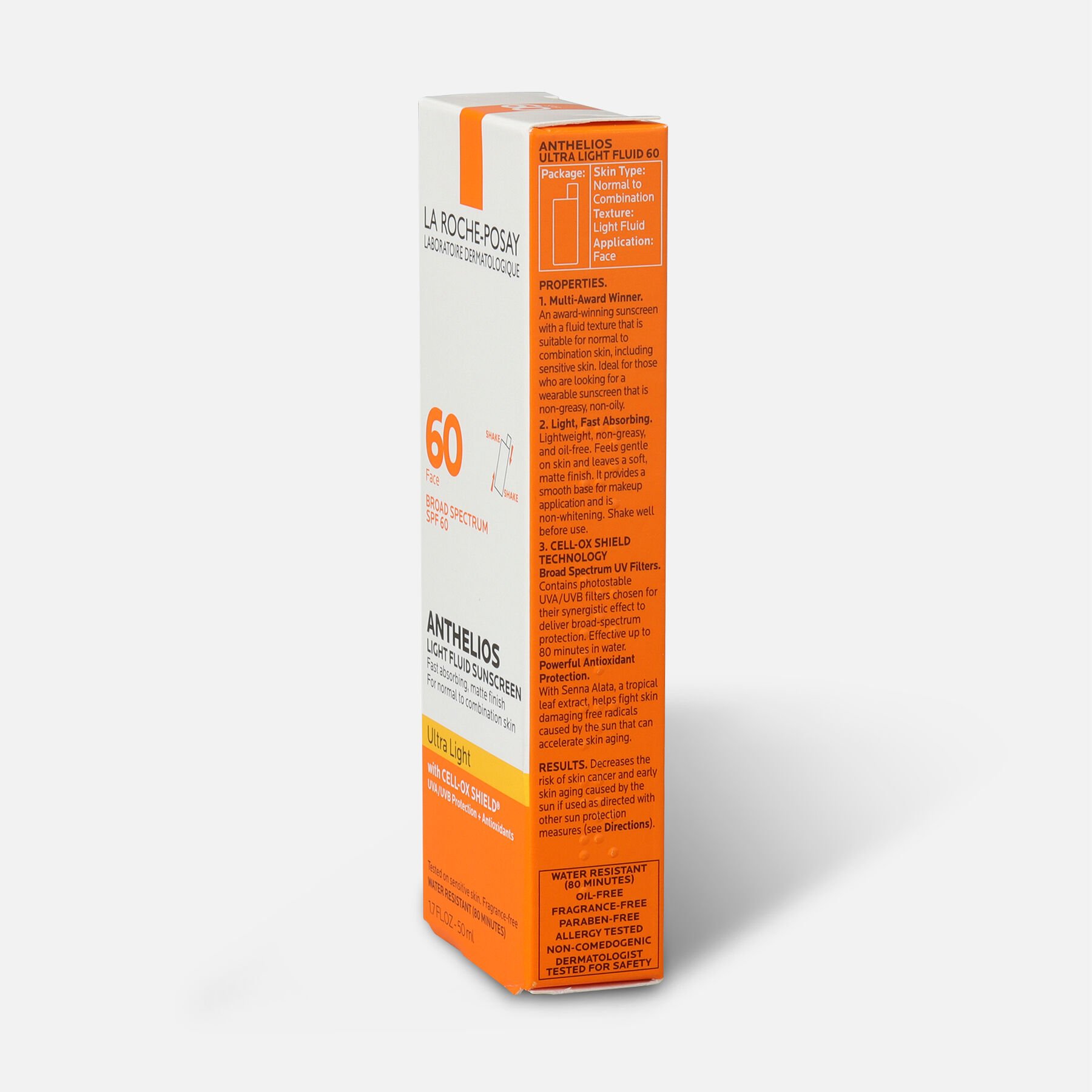 Fsa Eligible La Roche Posay Anthelios Ultra Light Fluid Face Sunscreen