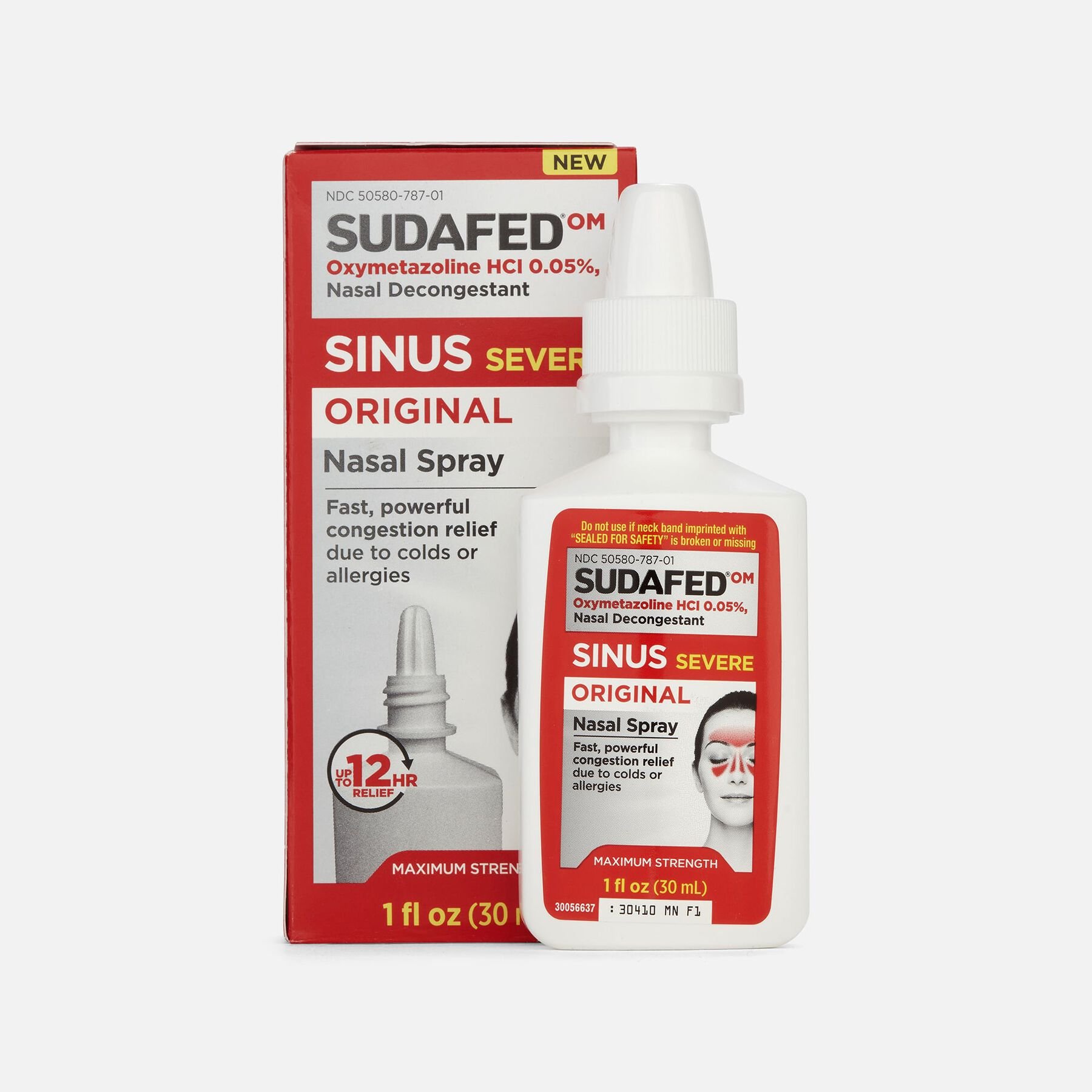FSA Eligible Sudafed OM Sinus Severe Original Nasal Spray, 1 fl oz ...