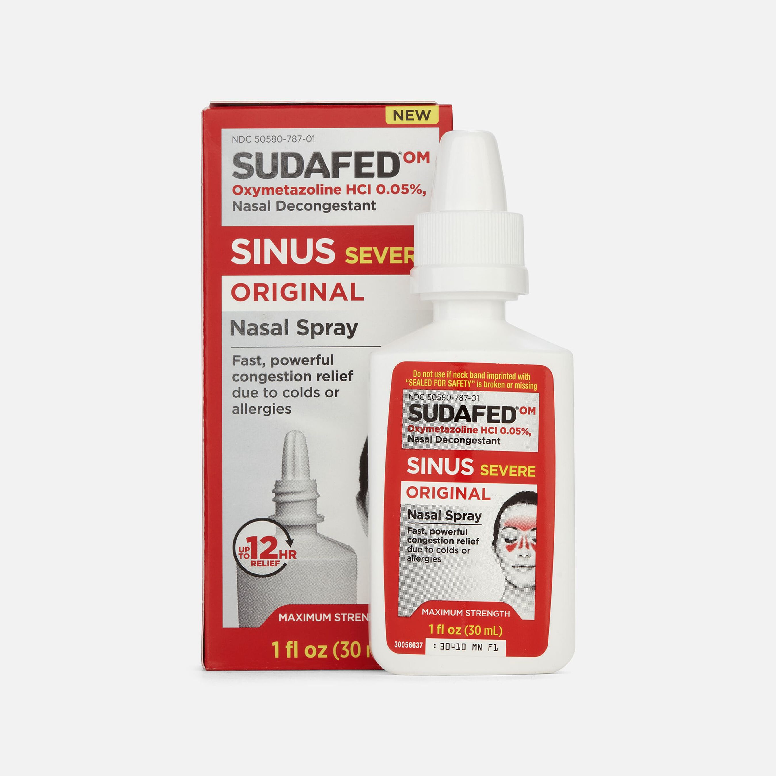 FSA Eligible Sudafed OM Sinus Severe Original Nasal Spray, 1 fl oz ...