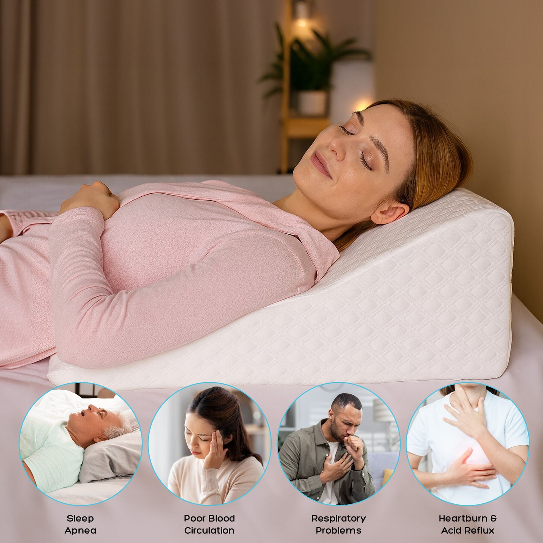 FSA Eligible Caring Mill™ Back Support & Acid Reflux Relief Wedge ...