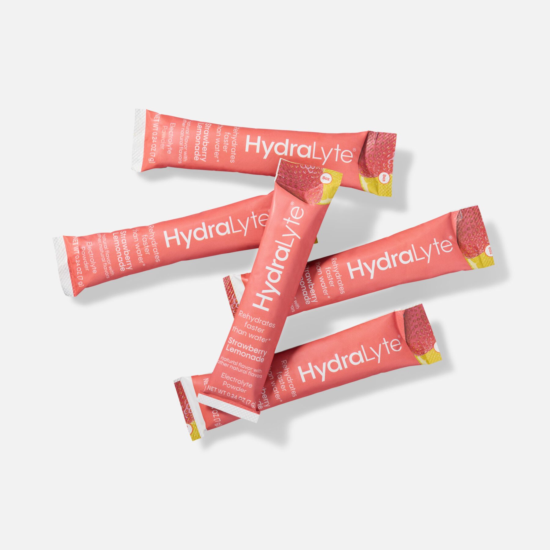 FSA Eligible Hydralyte Effervescent Tablets, Strawberry Lemonade, 20 ...
