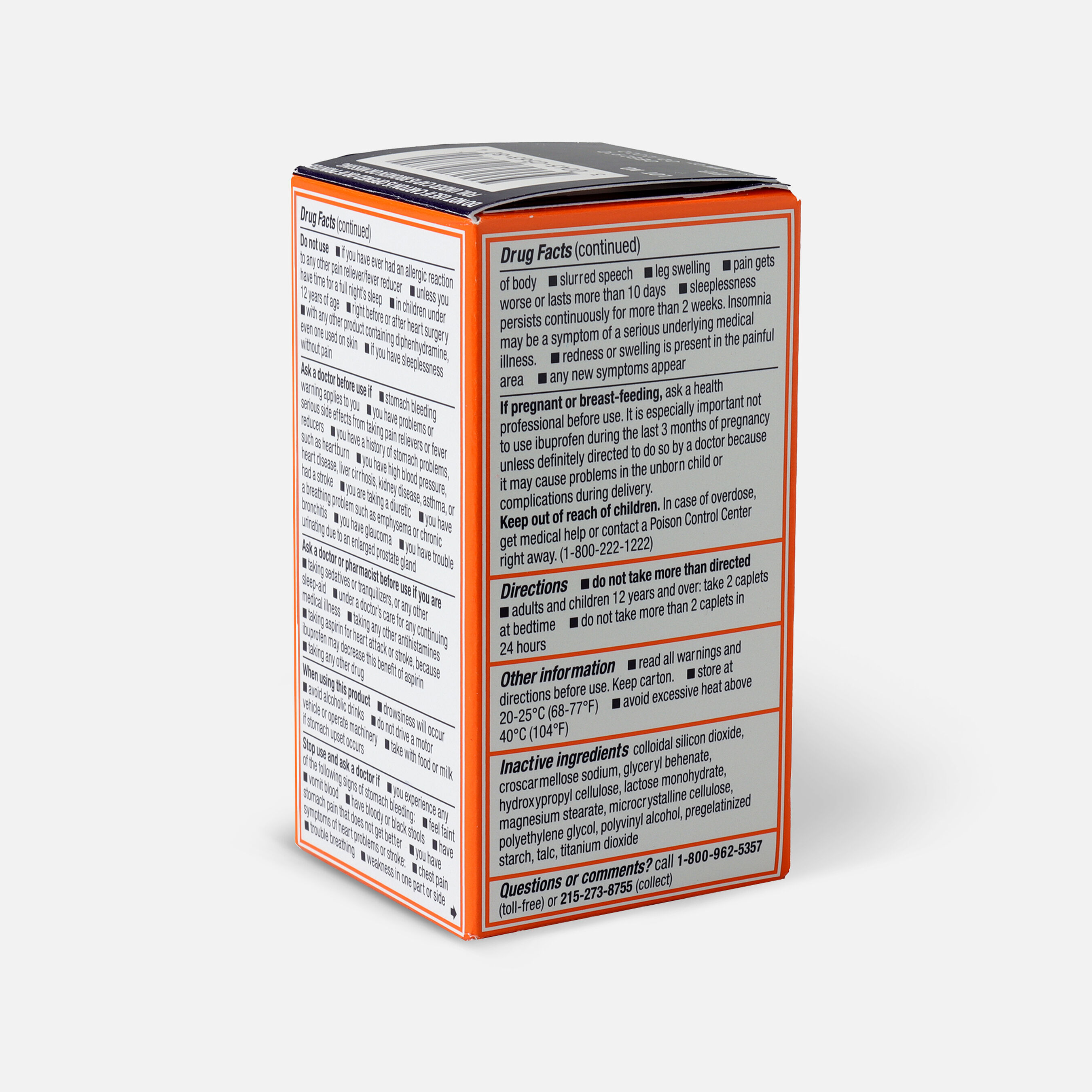 Motrin PM Pain Reliever/Nighttime Sleep-Aid Coated Caplets, 80 ct.