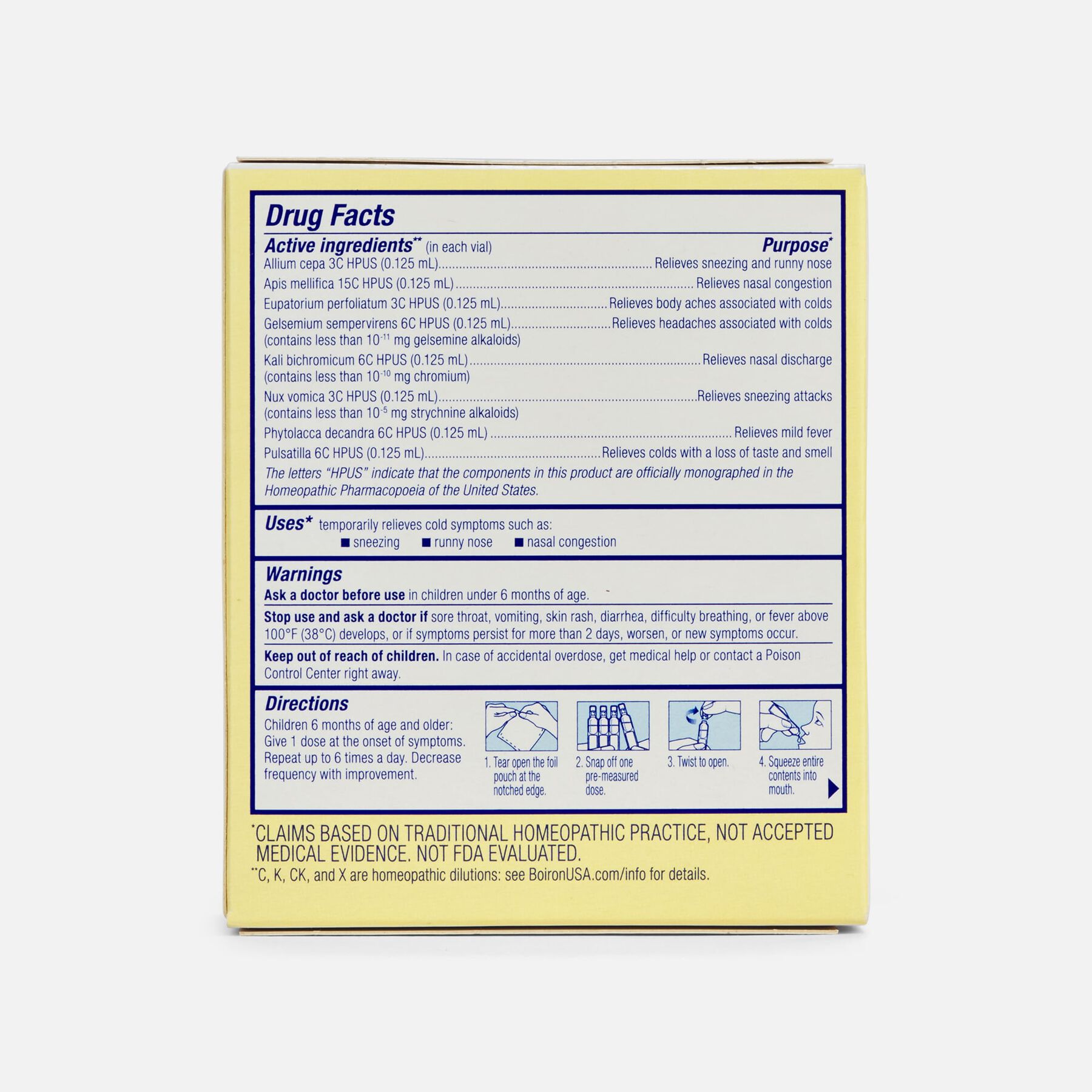 FSA Eligible ColdCalm Baby Liquid Doses, 30 ct. | FSA Store