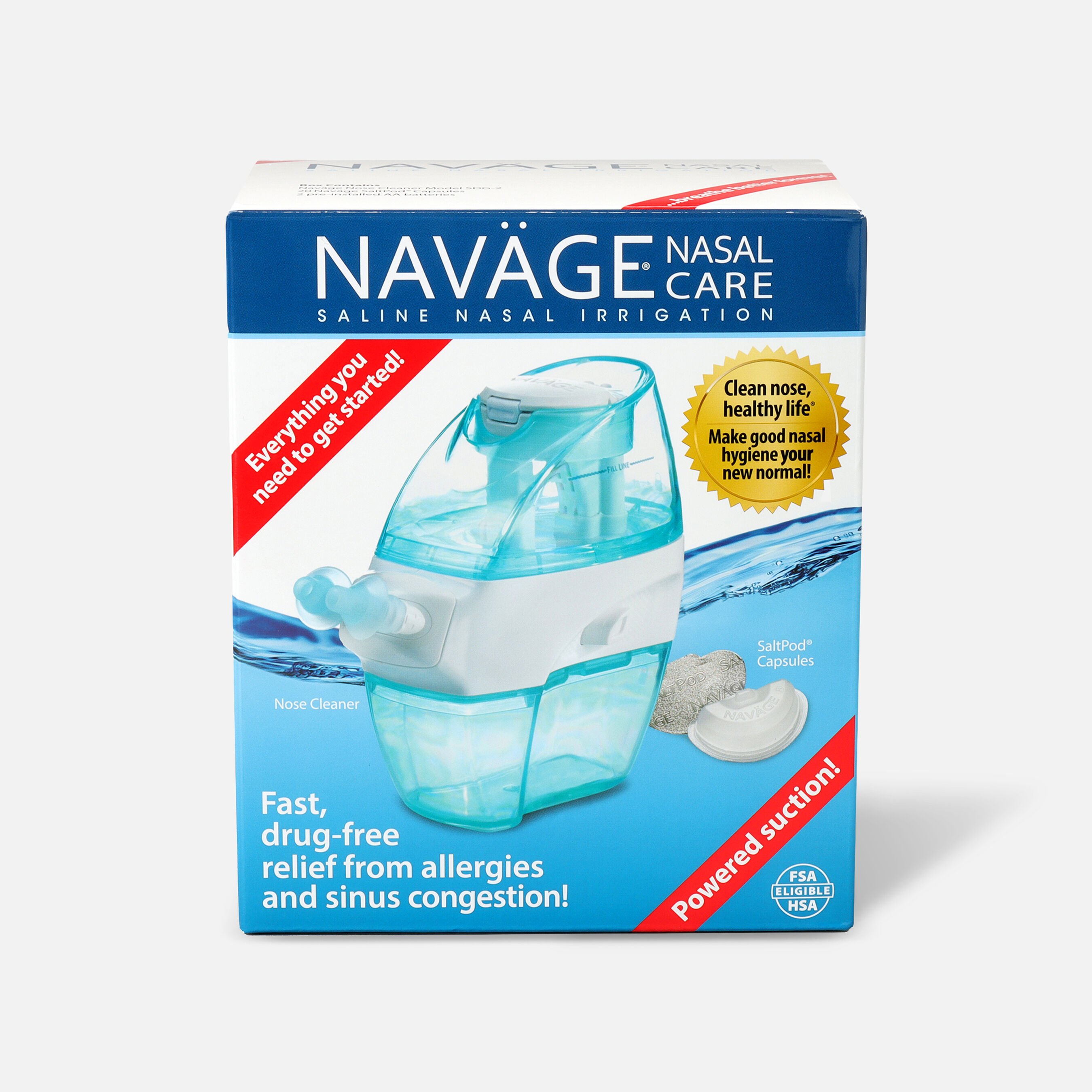 FSA Eligible Navage Saline Nasal Irrigation Deluxe Kit | FSA Store