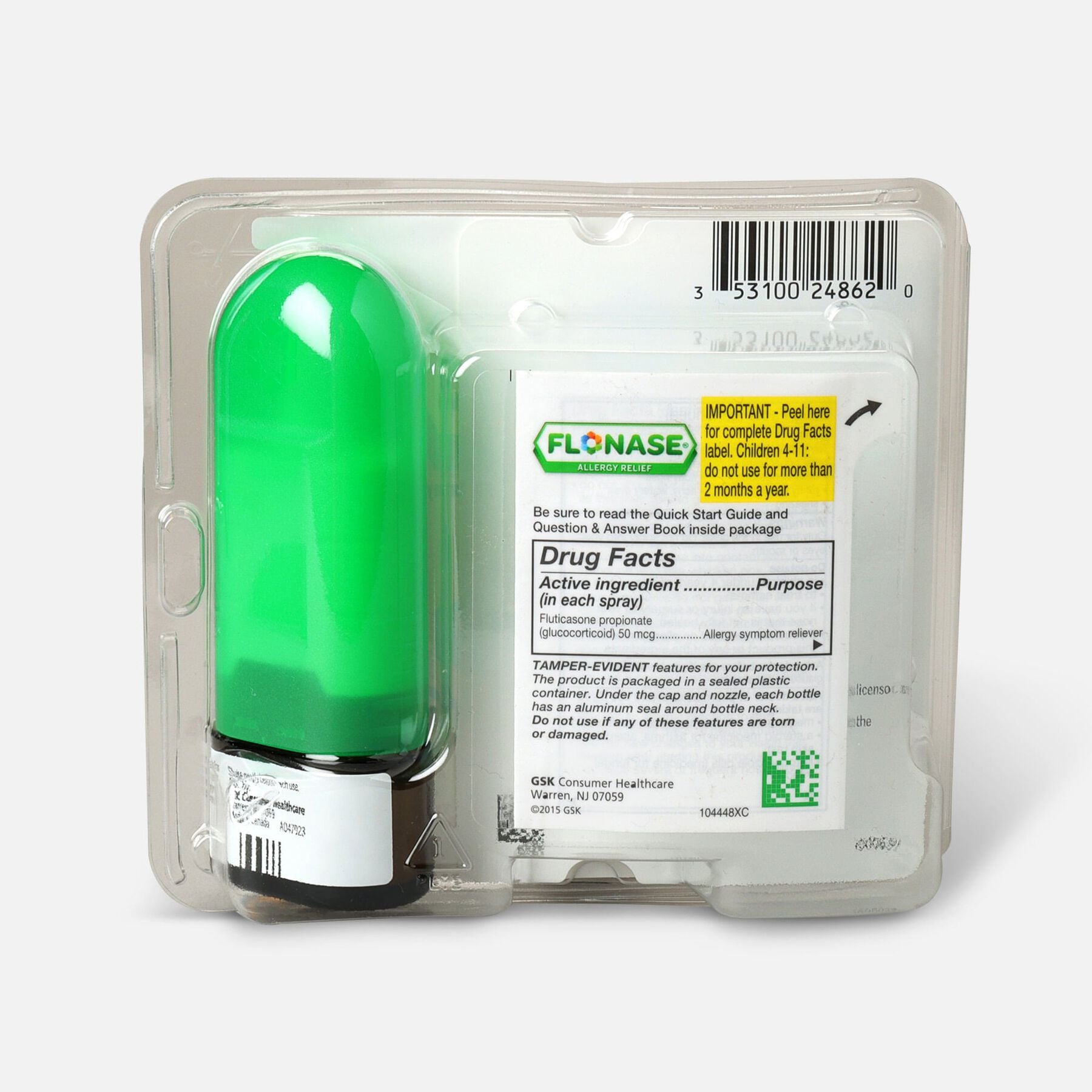 FSA Eligible Flonase Children's Allergy Relief Nasal Spray, 72 ct ...