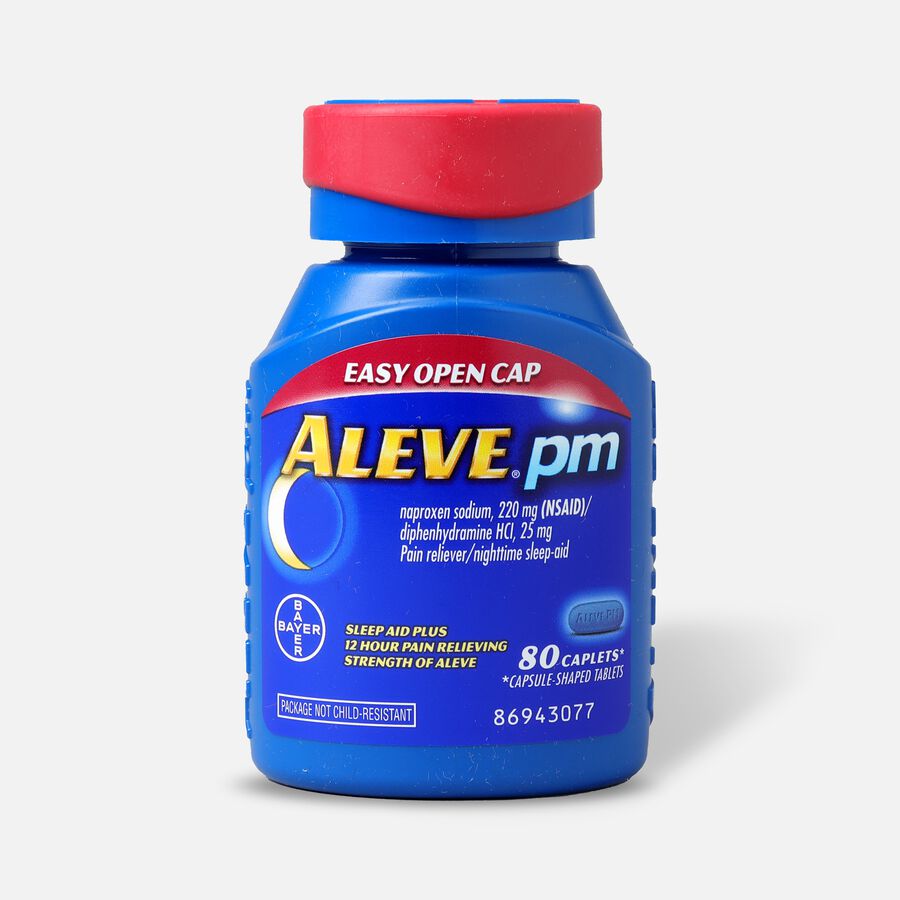 Aleve PM Caplets, Soft Grip Cap