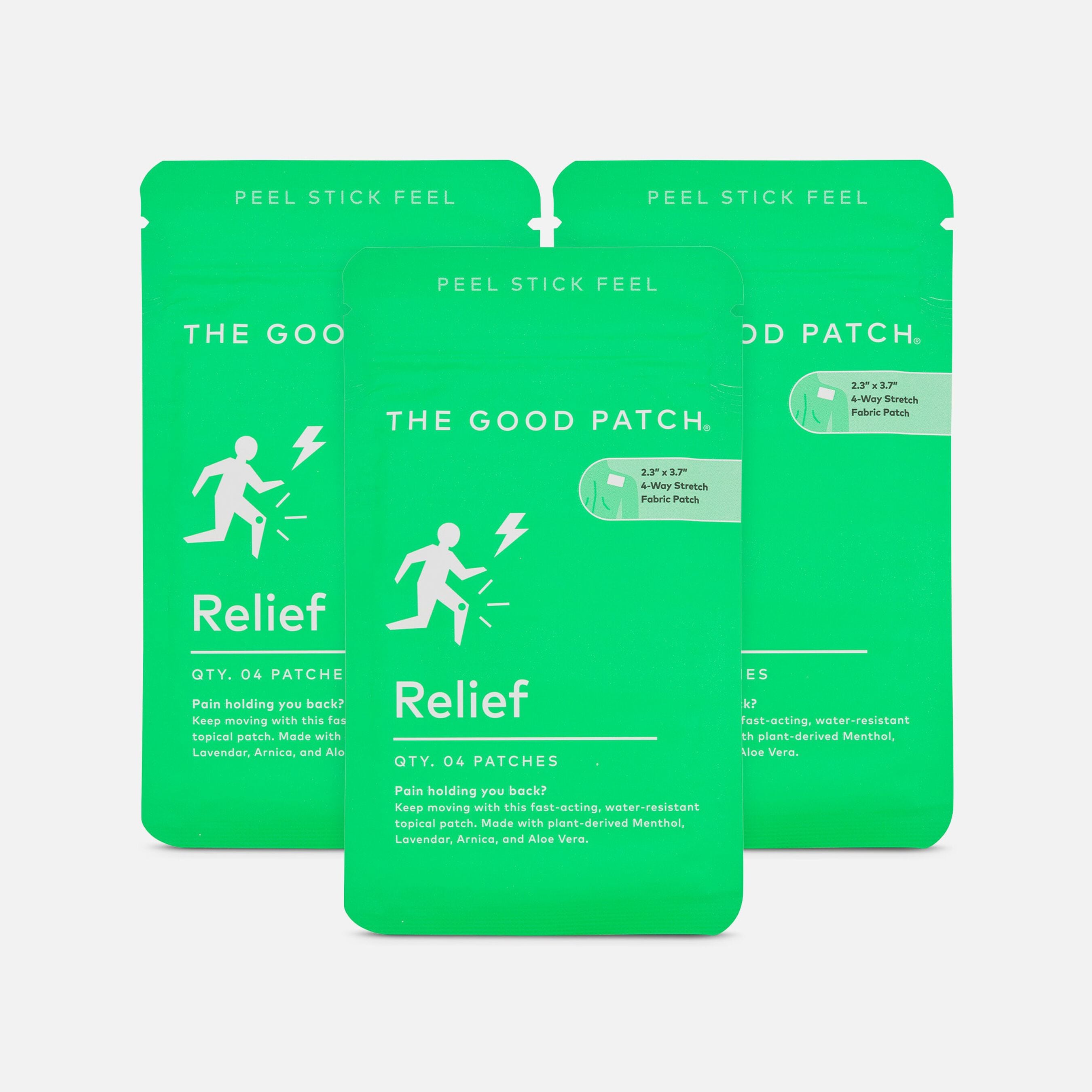 FSA Eligible The Good Patch® Relief - Pain Relieving Wellness Patch, 4 ...