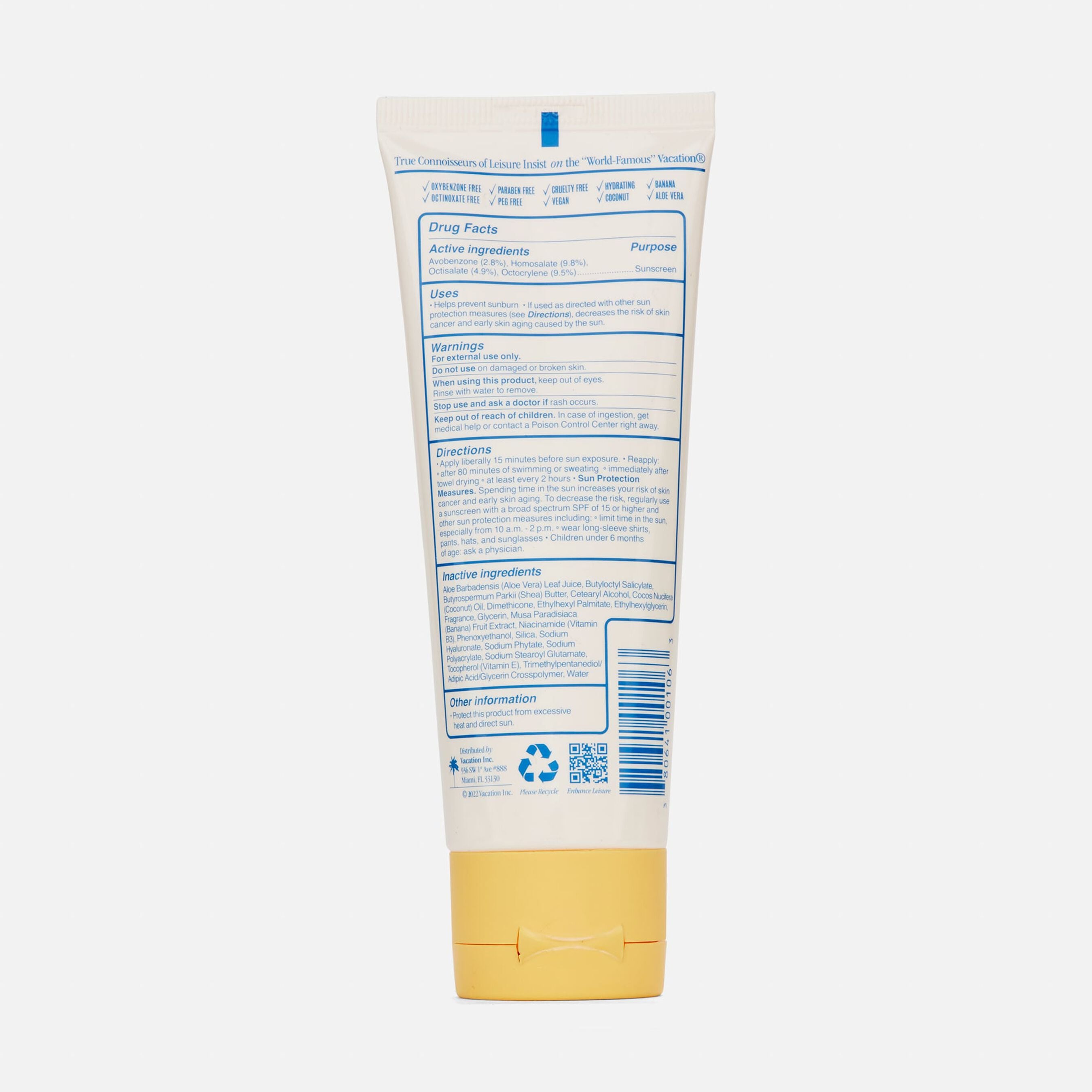 FSA Eligible Vacation Classic Sunscreen Lotion, SPF 50, 3.4 oz. | FSA Store