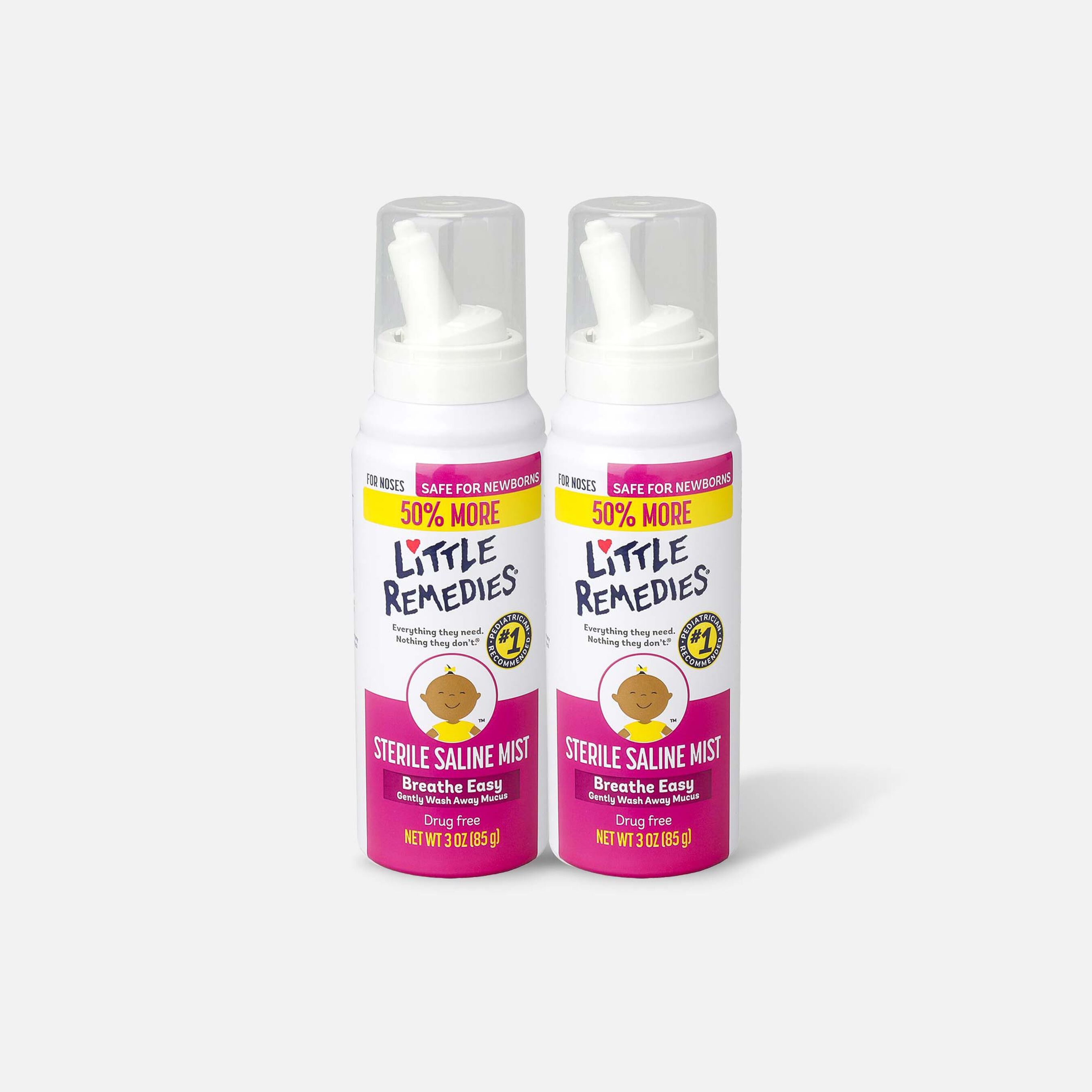 FSA Eligible Little Noses Saline Mist Spray, 3 oz. (2-Pack) | FSA Eligible