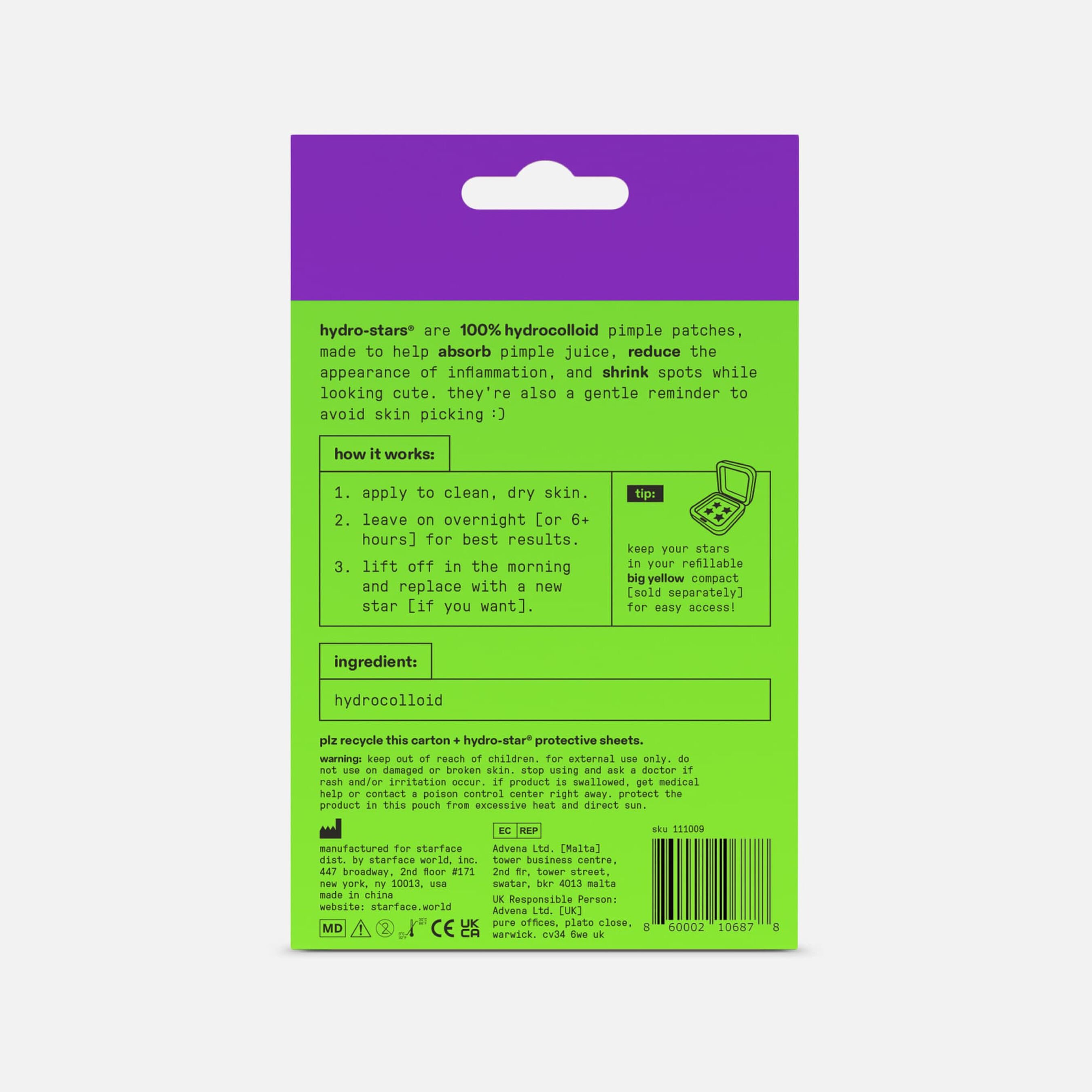 FSA Eligible Starface Hydro-Star Party Pack Pimple Patches, 32 ct ...