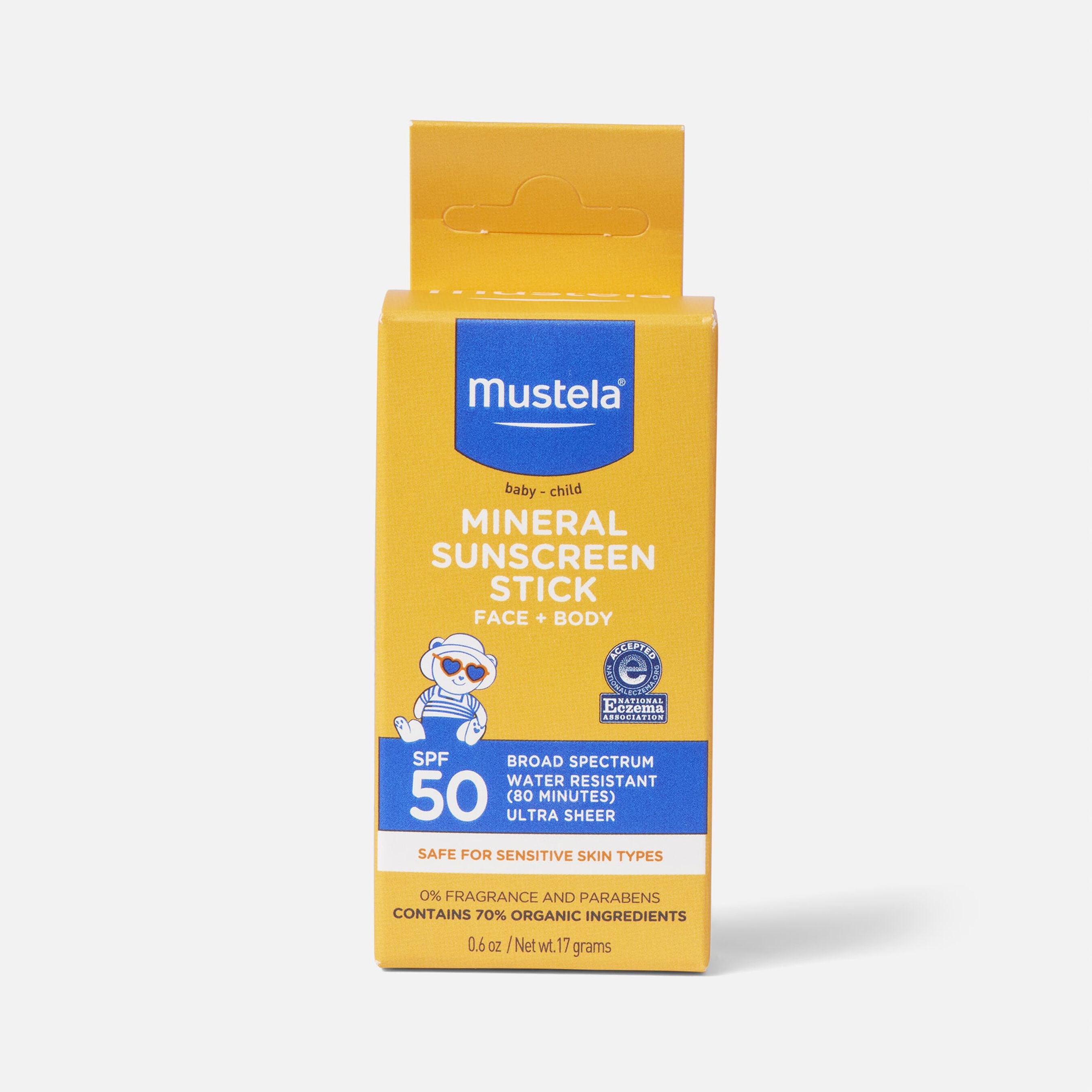 FSA Eligible Mustela Mineral Sunscreen Stick, SPF 50, .6 oz. | FSA Store