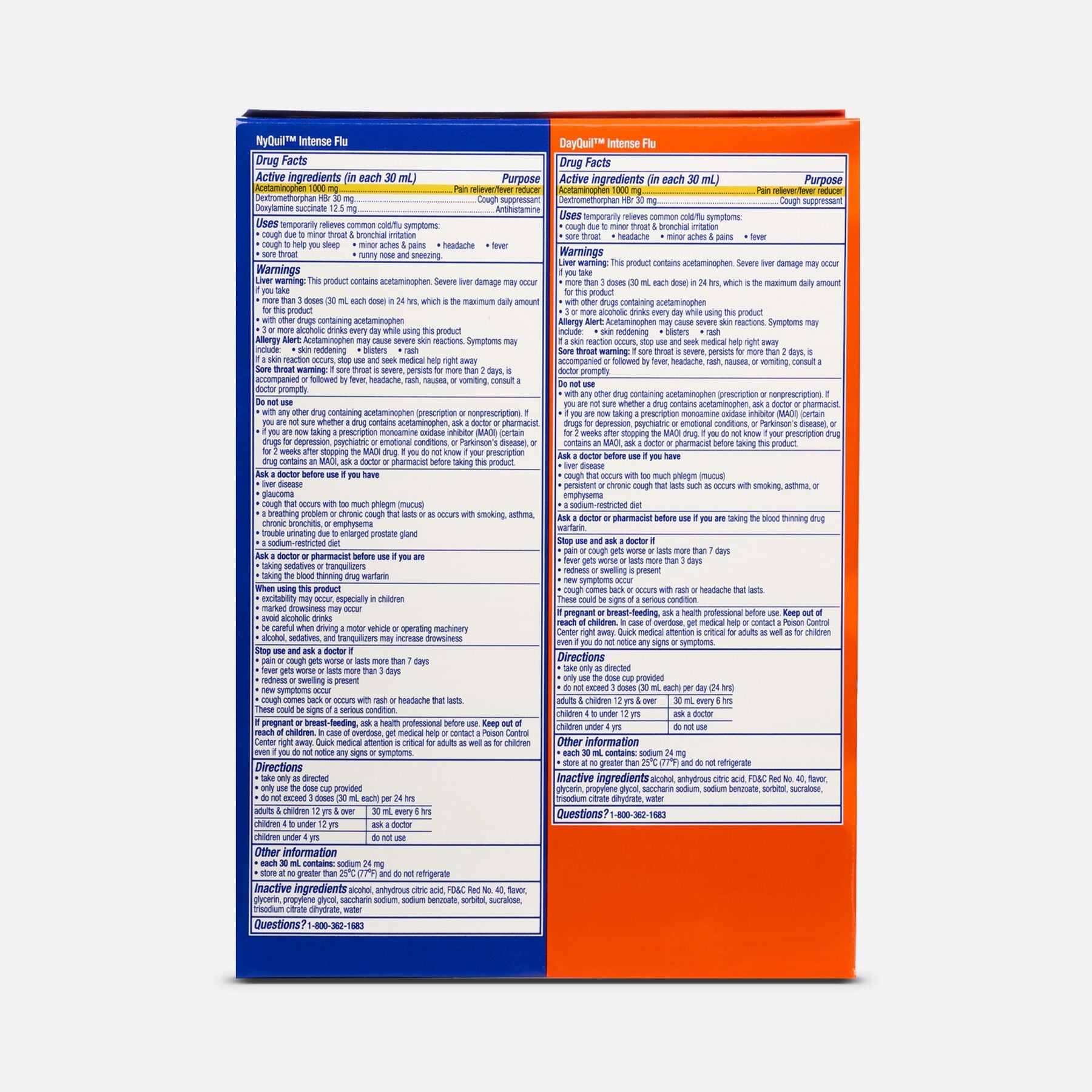 FSA Eligible Vicks® DayQuil™ and NyQuil™ Intense Flu Multi-symptom ...