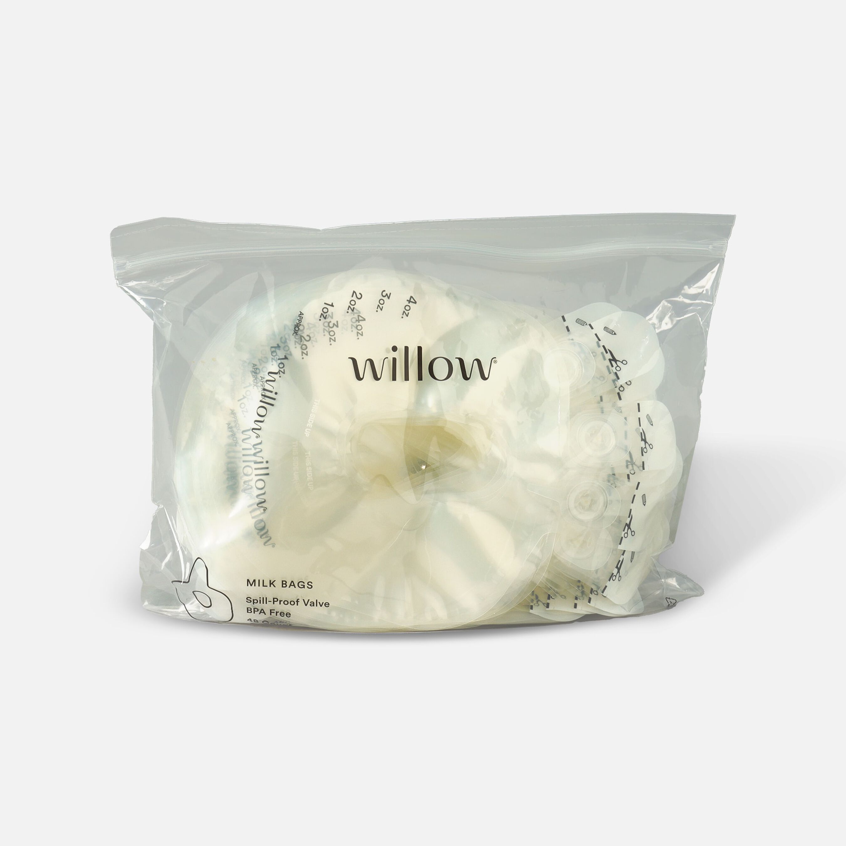 Willow Spill-Proof Milk Bags, 48 ct., 4 oz.