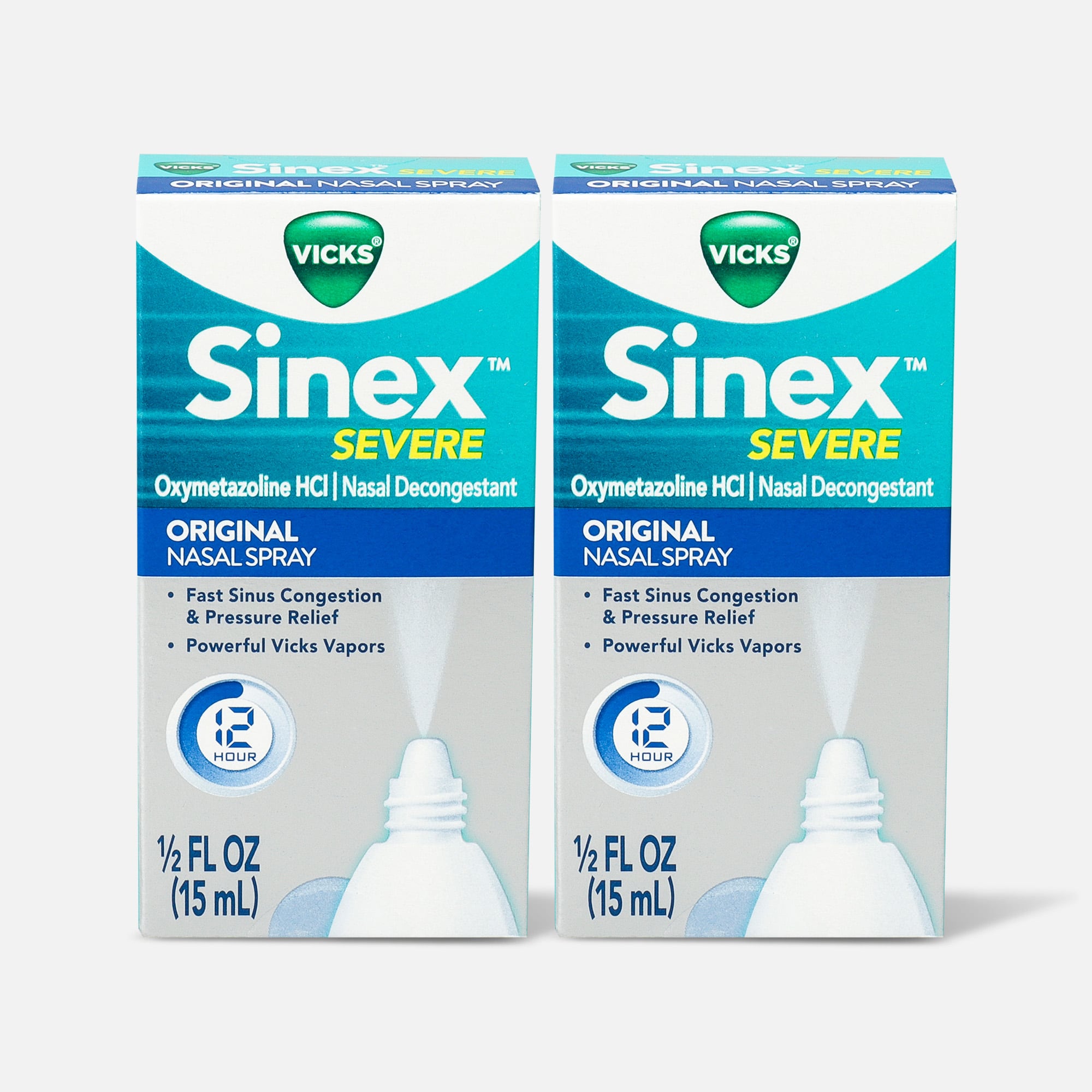 FSA Eligible Vicks Sinex Severe Nasal Spray Original 2 Pack FSA Store
