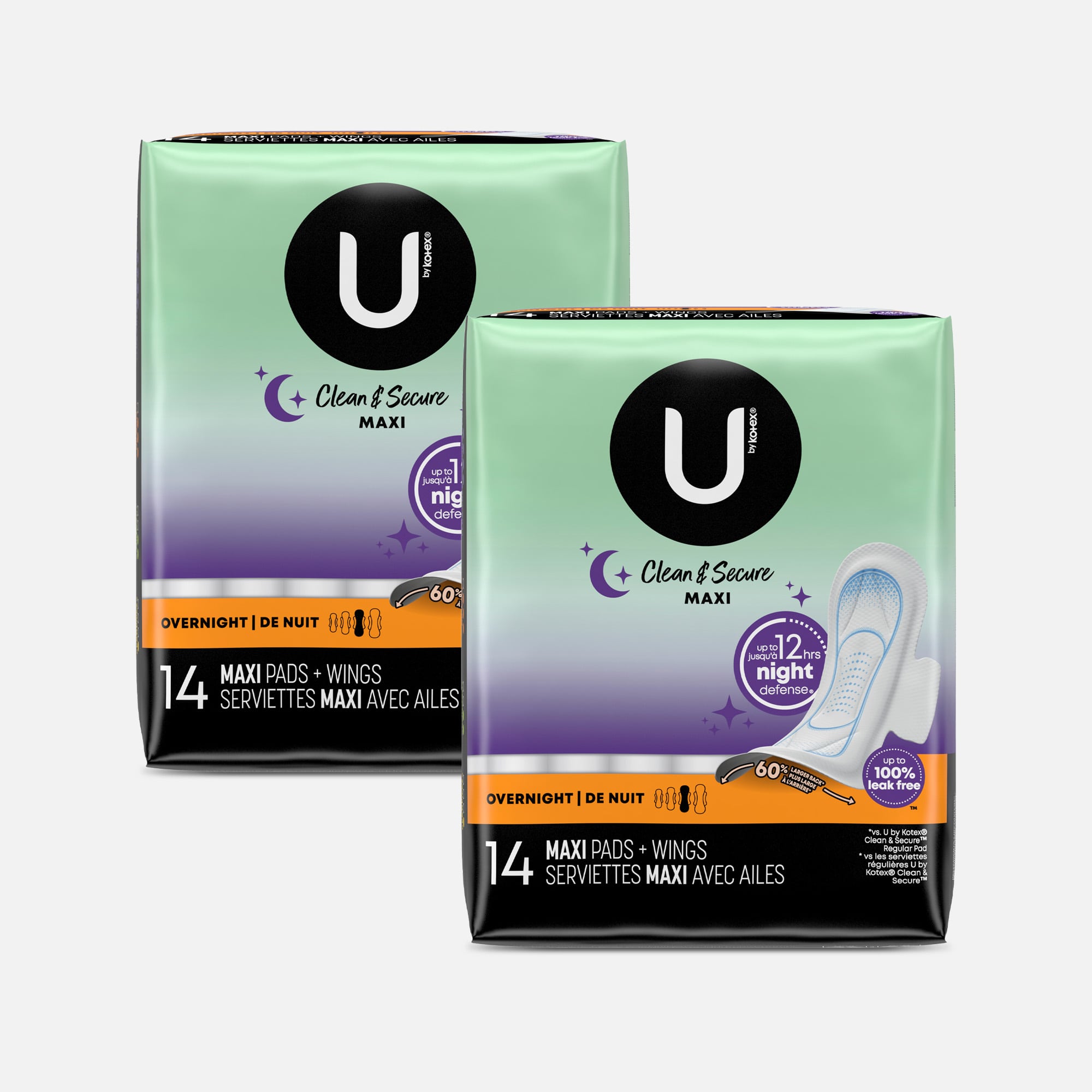 U by kotex overnight pads store